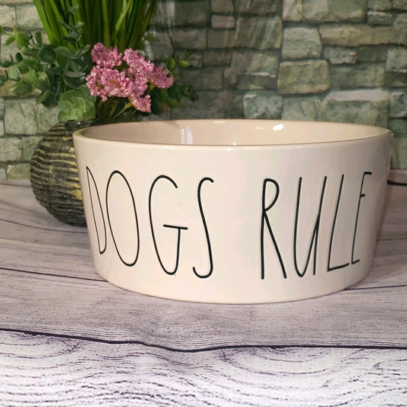 Rae Dunn | Dog | Rae Dunn Dogs Rule Food Water Bowl Dish | Poshmark